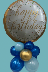 Balloon Stack - short - Happy Birthday - Good Cents Arty Party